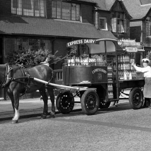 The life of a Milkman - McQueens Dairies doorstep delivery