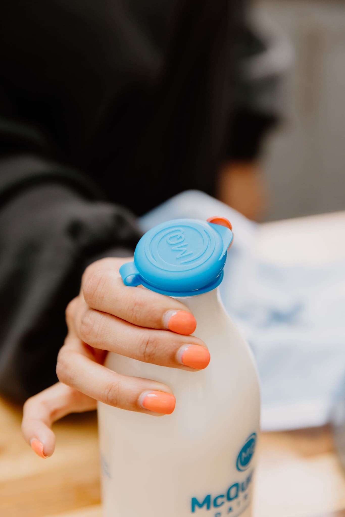 McQueens Milk Lids (Pack of 3 - Blue) - McQueens Dairies